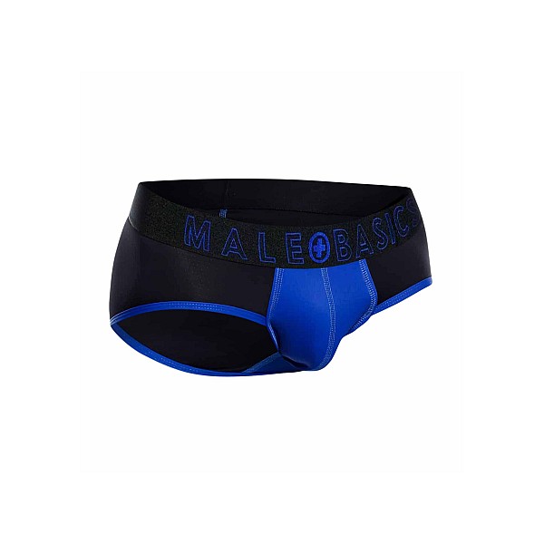 MaleBasics Neon Brief - Blauw | Masculum.nl
